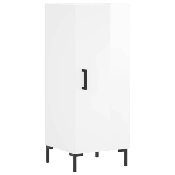 Placard salle à manger - BEST-HOME - Buffet - Blanc brillant - 34 ...