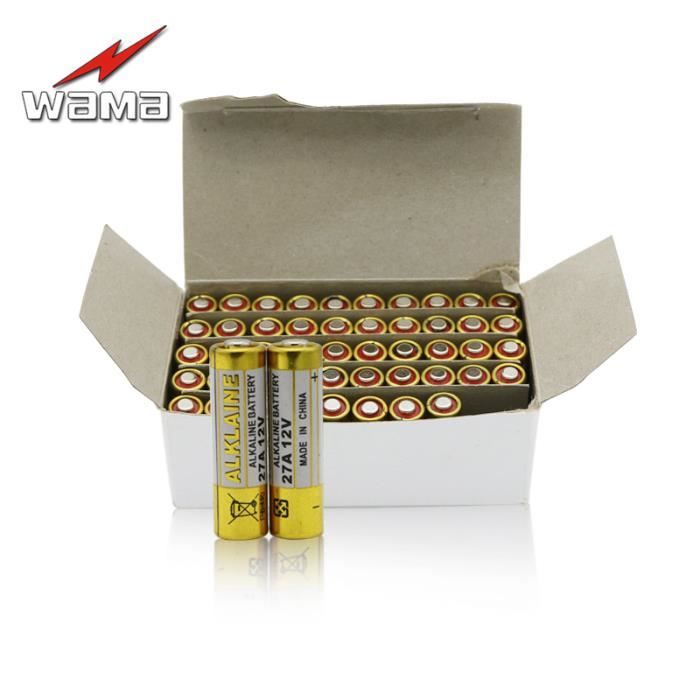 12v-Piles Alcalines 12v 27a, 50 Pièces-carton, Jouets Électroniques ...