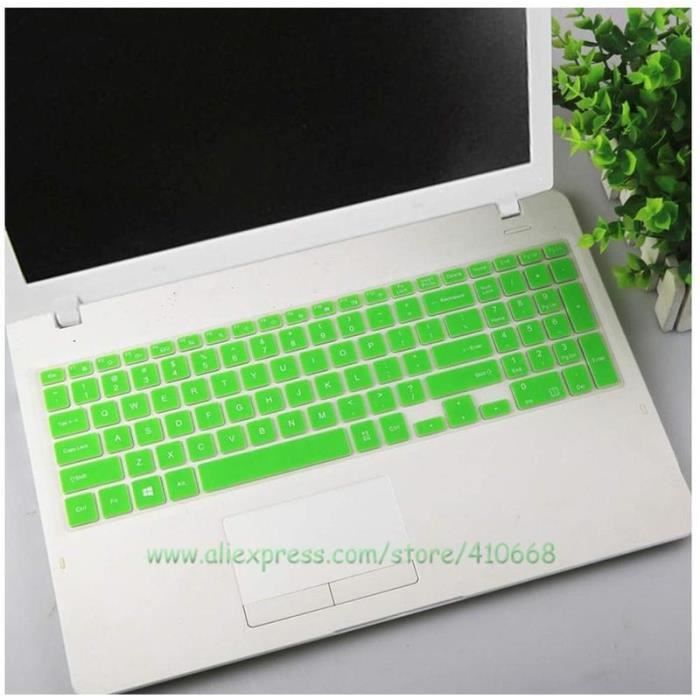 Vert-Juste de protection en silicone pour clavier d'ordinateur portable ...
