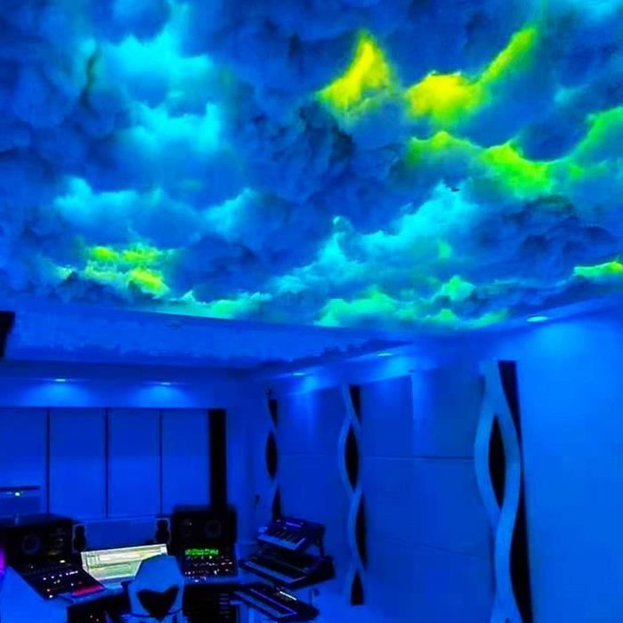 Nuage De Lumière, 3D Led Cloud Light Plafond Moelleux, Veilleuse ...
