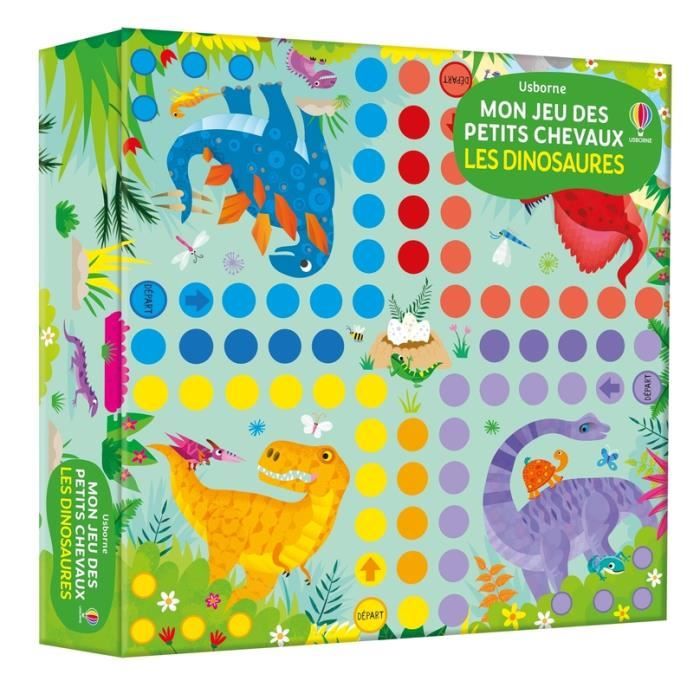 Jeu de société - Usborne - Les dinosaures - Blanc - Mixte - 2 joueurs ...