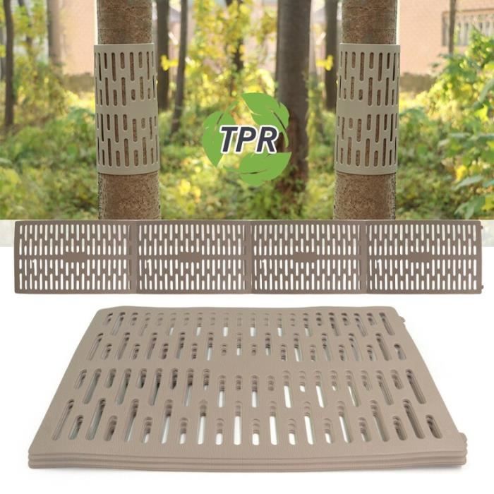 Protection de tronc d'arbre - TPR - Manchon réglable - Couverture ronde ...