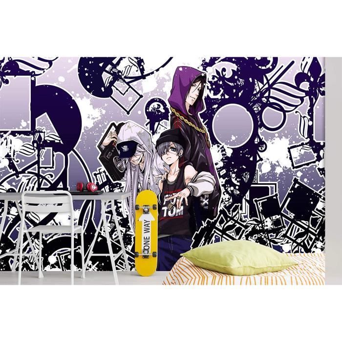 3D Black Butler Graffiti 88 Japan Anime Fond d'écran Mur Peintures ...