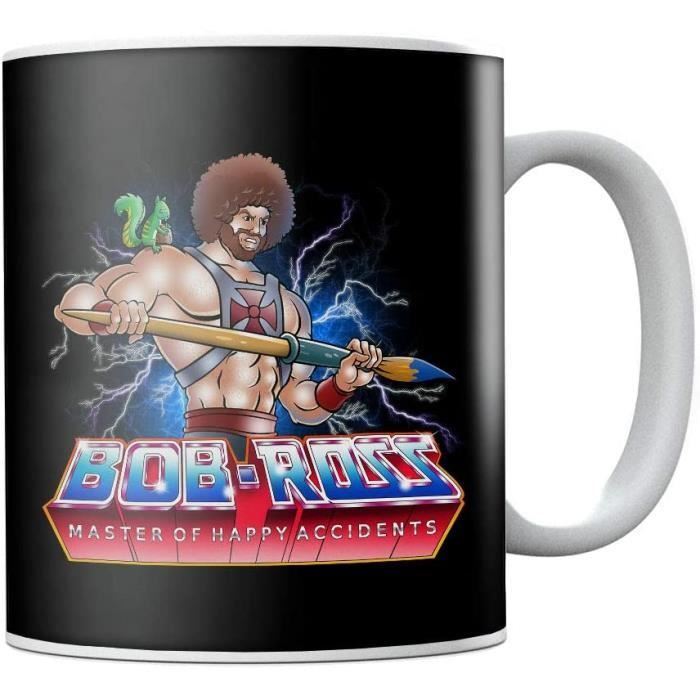 Bob Ross Master of Happy Accidents He Man Mug{CD2515974} - Cdiscount Maison