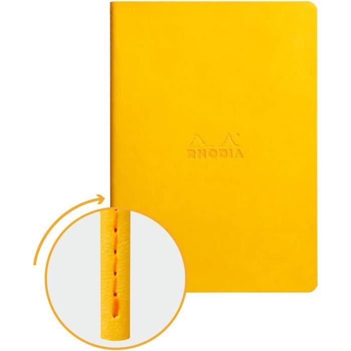 116466C - Carnet Souple Piqûre Textile Jonquille - A5 - Pointillés Dot ...