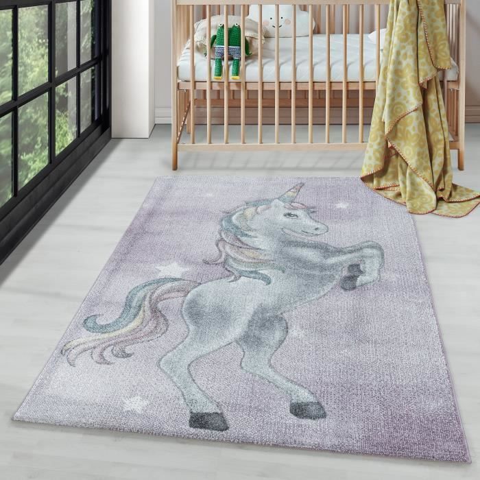Tapis d'enfant design de licorne moderne doux adapté la chambre des ...