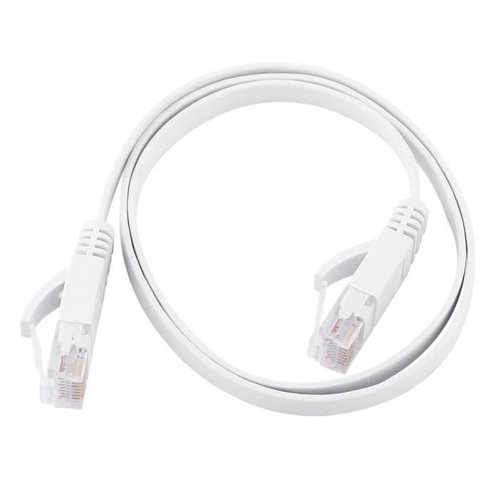 Câble plat LAN de réseau Ethernet RJ45 CAT6 Câbles de routeur de ...