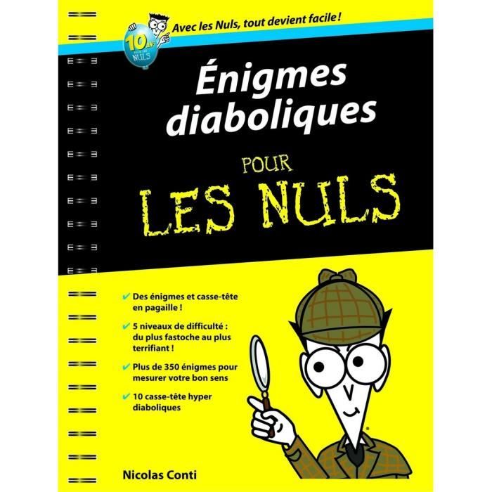 First - Énigmes diaboliques Poche Pour les Nuls - Conti Nicolas 192x151 - Cdiscount Librairie