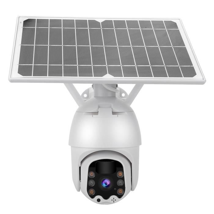 Caméra d'interphone à 2 voies, caméra sans fil solaire PIR ...