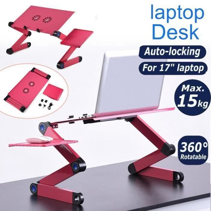 BUTY-Support PC Table Ordinateur Tablette Lit Pliable Laptop Portable ...