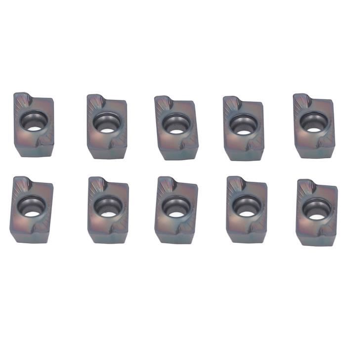 GOTOTOP Insertion de tournage 10 pièces tournant Insert tour Cutter carbure lame fraisage CNC ...