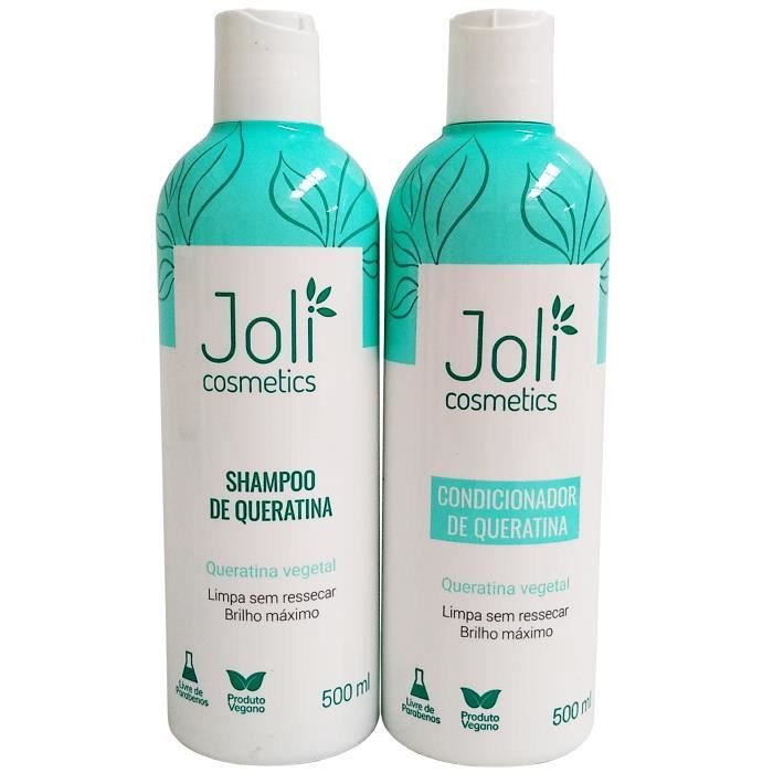 Joli Cosmetics Shampooing et revitalisant végétal à la kératine ...