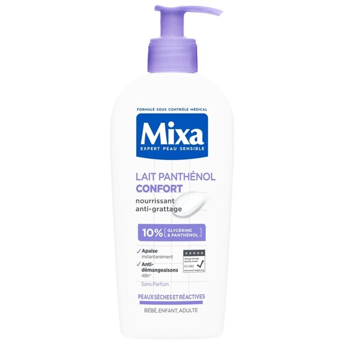 Lait pour bébé - Mixa - Confort Panthénol - Hydratant - Apaisant - 250 ...