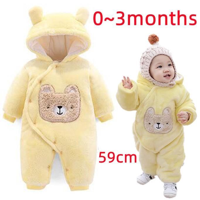 Gigoteuse,Grenouillère à Capuche Bébé,Combinaison Barboteuse,Pyjama d ...