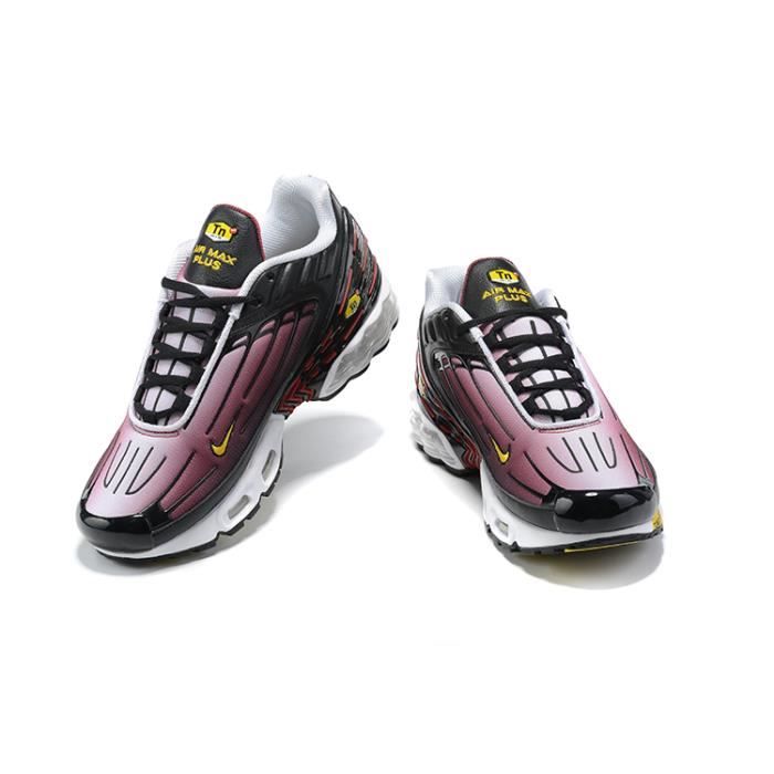 Baskets NIKKE TN Plus 3 Rétro élégant Low gang mouvement Chaussures Red ...