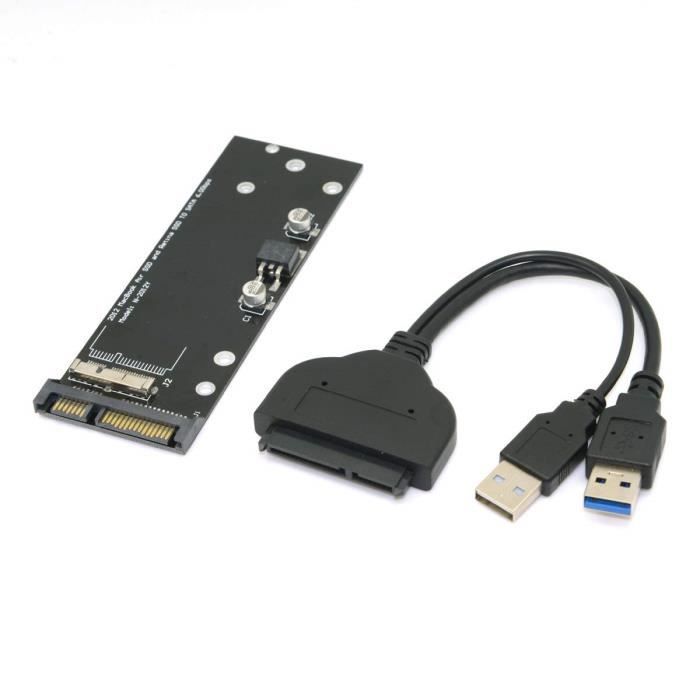 Usb 3.0 À 12 + 6Pin Ssd Hdd À Sata 22Pin Hard Disk Cartridge Drive Pour ...