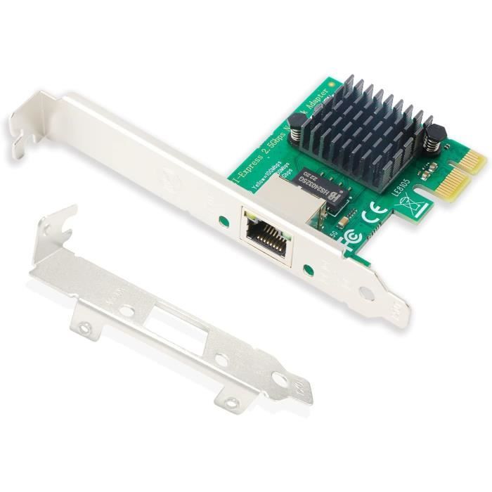 Carte Réseau, Rtl8125B Pci Express Gigabit Ethernet Carte Lan Rj45 2500 ...