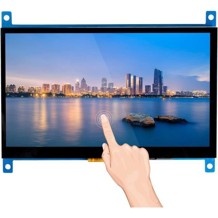 Écran Tactile Capacitif Raspberry Pi 4 7" Hdmi 1024 X 600 Usb Ips Lcd ...