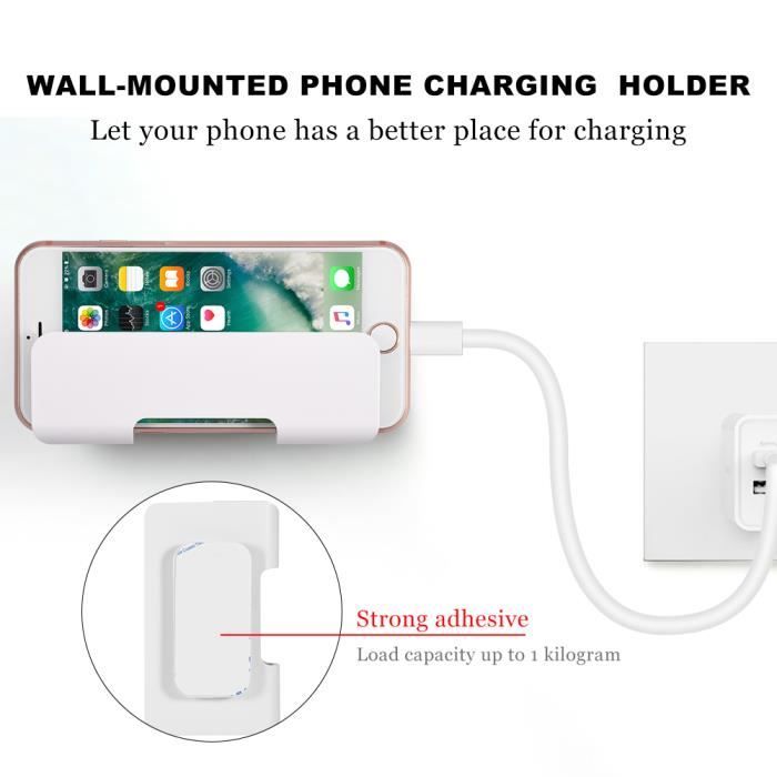 Support Téléphone Mural, Support Tablette, Support Dock pour téléphone ...