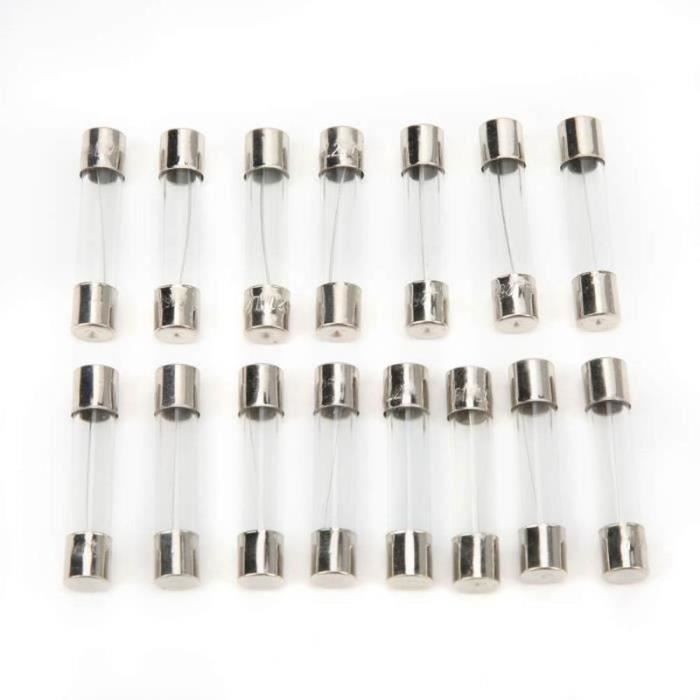 Hililand tube de fusible en verre Le circuit de protection de fusible en verre 150 pièces ...