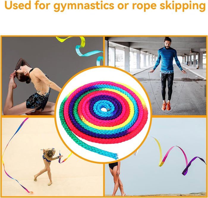 Corde de Gymnastique Rythmique, Corde à Sauter pour Gymnastique ...