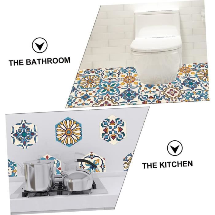 10 Pièces Carrelage Au Sol Autocollants Décorations D'Automne Pour La ...