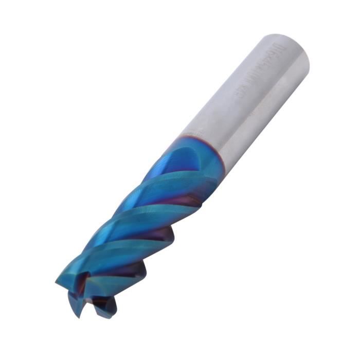 Machines-Outils Fraise 16X45X16Dx100L Nano Enduit Hrc65 Fraise À Bout ...