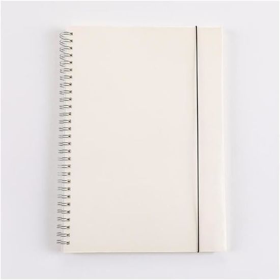 A6 Spirale Livre Bobine Cahier À Faire Doublé Point Blanc Grille Papier ...