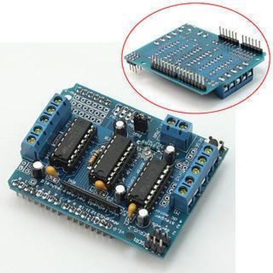 L'agrandissement d'un ordinateur Composants Motor Drive Shield Conseil ...
