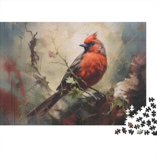 Robin Puzzle De 1000 Pièces Bird Puzzle Pour Adultes Puzzle En Bois ...