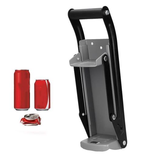 EJ.life Smasher de canettes en métal Broyeur de Bouteilles, 16 oz ...