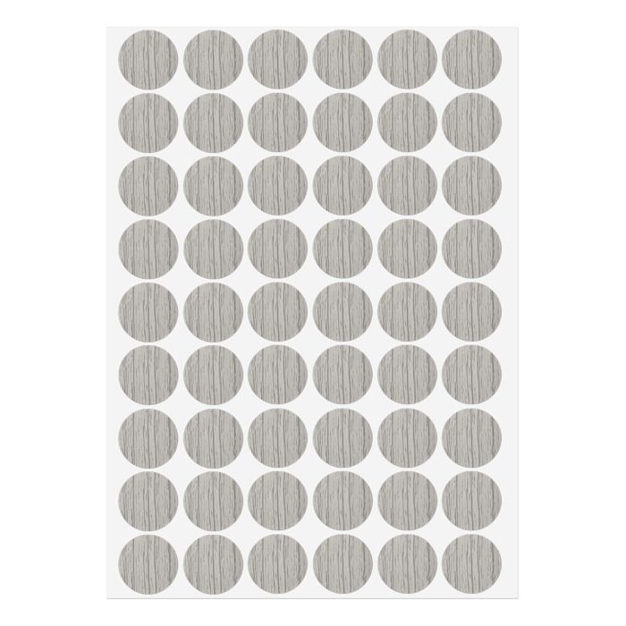 Cache-vis SOURCING MAP 1 Feuille/54Pcs 21mm Dia Vis Trou Couvercle ...