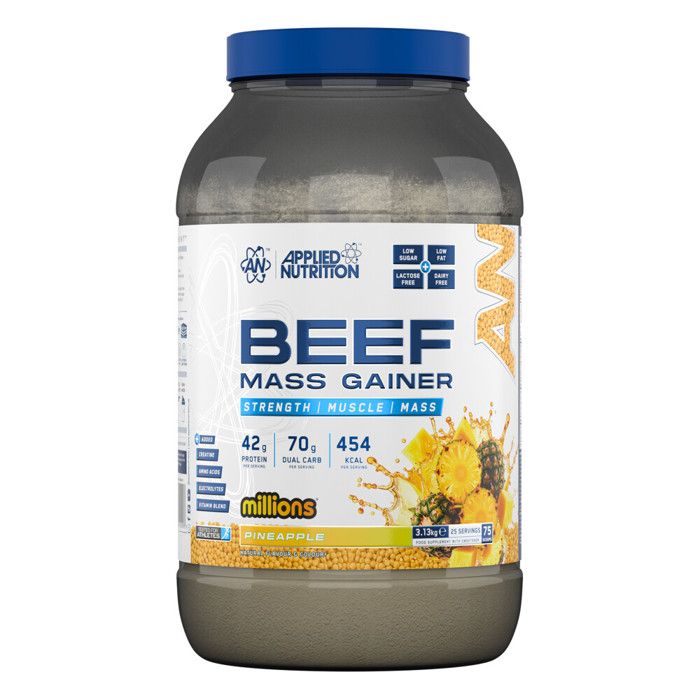 Hard gainer Applied Nutrition - Beef Mass Gainer - Millions Pineapple ...