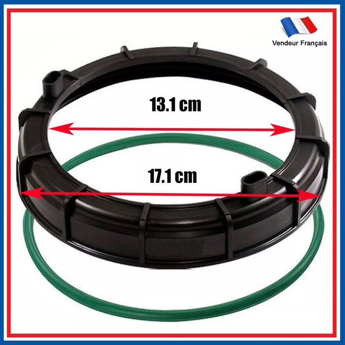 BAGUE SERRAGE POMPE RESERVOIR CARBURANT + JOINT Berlingo C2, C3, C3 ...