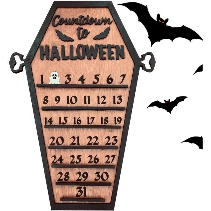 Calendrier de l'Avent Halloween - ZGEER - Compte à Rebours De La Maison ...