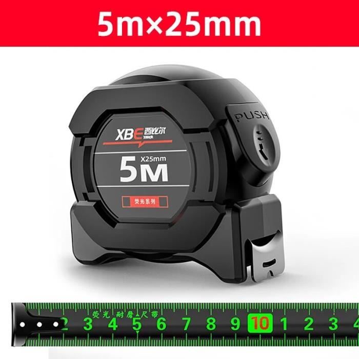 Ruban à mesurer - Acier - 5M - Autobloquant - Résistant à l'usure - Haute précision - Cdiscount ...