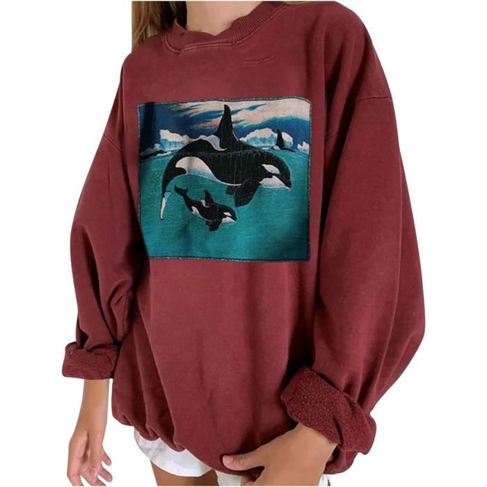 Chemise De Pull-Over Décontractée De L'Océan Féminin En Pull ...