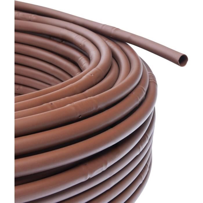 Tuyau Goutte à Goutte incorporé 100m d16.[Z1097] - Cdiscount Bricolage