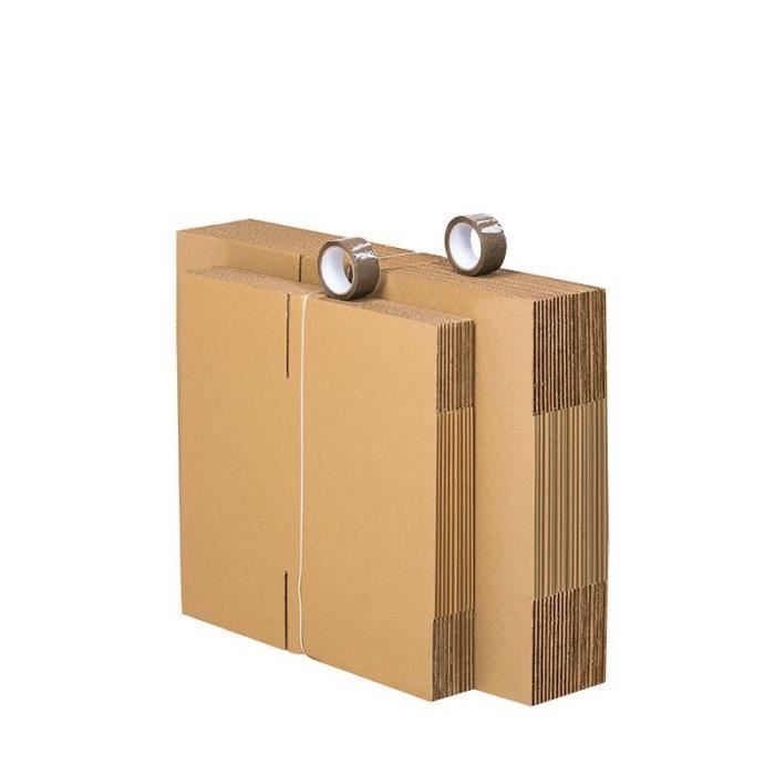 Pack 20 cartons standard et 20 livres avec poignées + 2 adhésifs ...