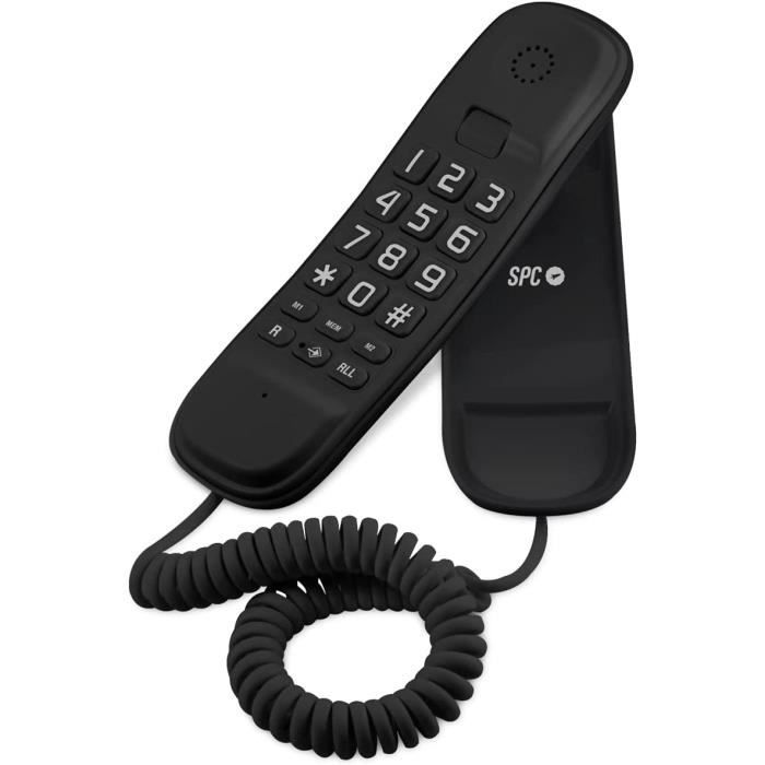 Original Lite – Téléphone Filaire de Bureau ou Mural, Compact et Facile ...