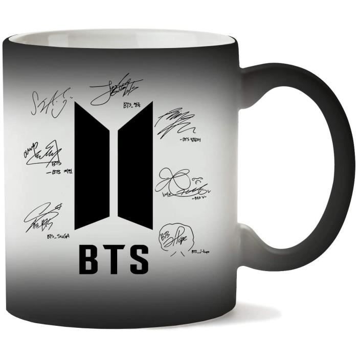 BTS Bangtan Boys Signatures Autograph Tasse Chaleur Changement De ...