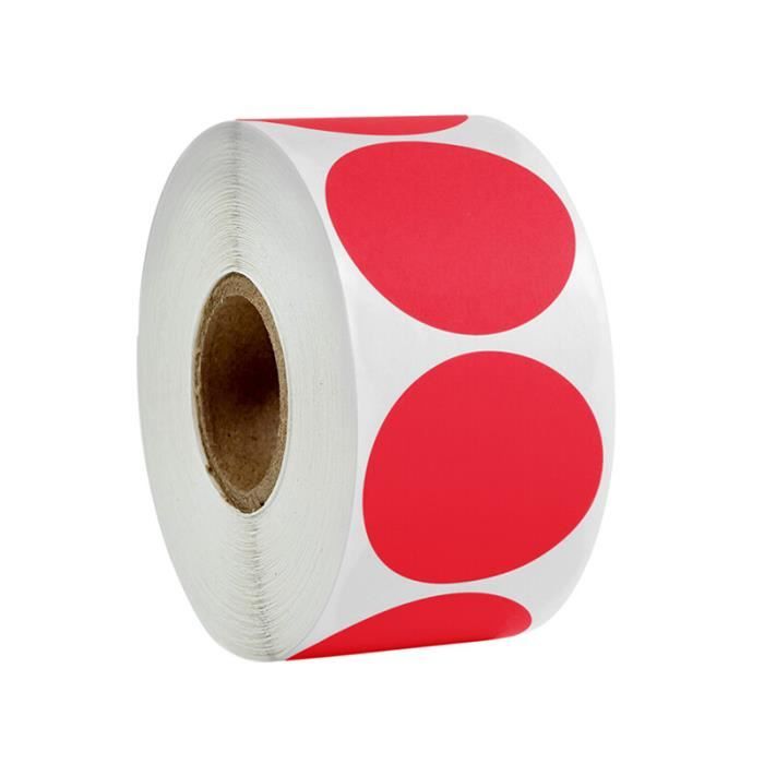 Gommette,Étiquette autocollante thermique circulaire, 50mm, auto ...