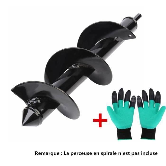 HUIXI- Tarire au sol Outil de jardinage - Culture profonde - 8 cm de ...