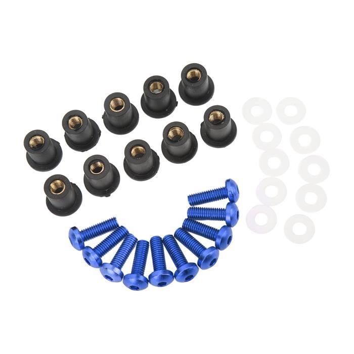 Dilwe vis de boulon de pare-brise de moto M5 Moto Pare-Brise Boulons ...