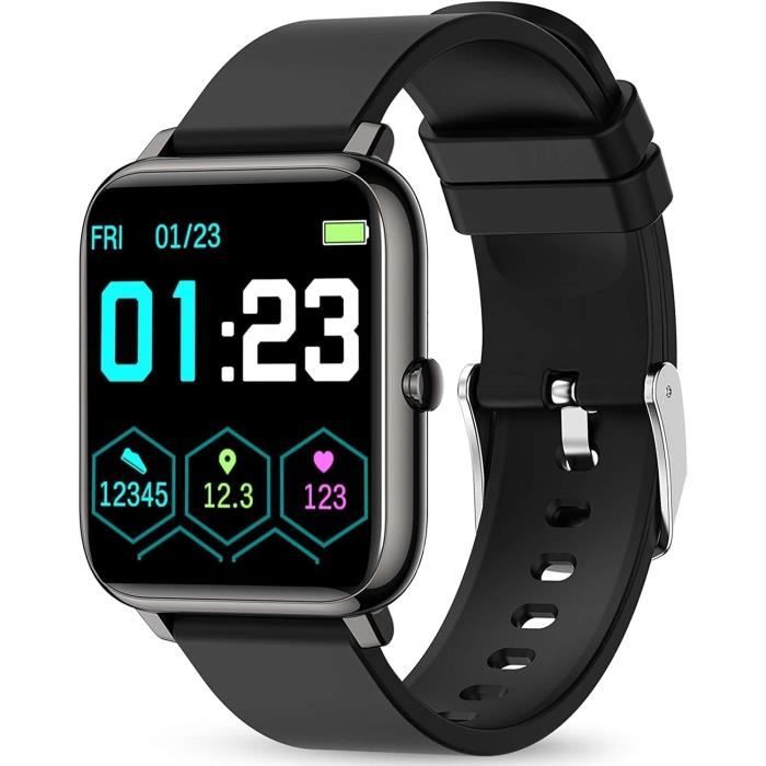 Montre Connectée Smartwatch Cardiofrequencemètre Moniteur De Sommeil ...