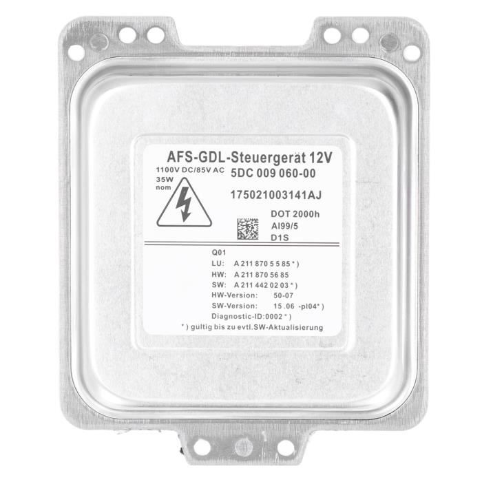 Garosa Ballast de phare au xénon Module de phare HID Ballast au xénon ...