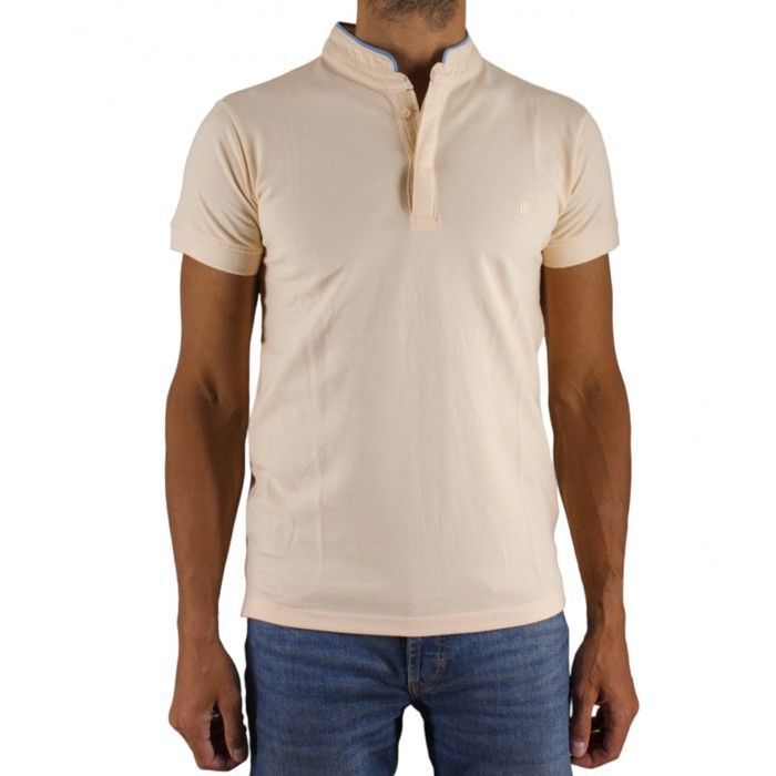 Torrente Couture Polo manches courtes col mao Xerath Rose Clair Homme ...