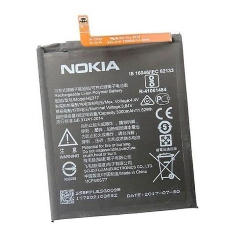 Batterie Originale Nokia 6 et 7 - HE317 / HE316 / HE335 - 3000mAh - 3 ...