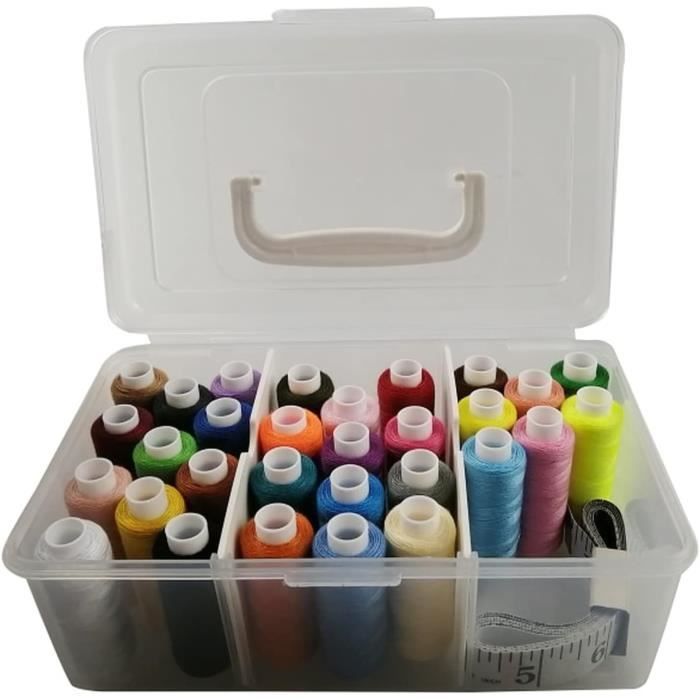 Fil À Coudre Fil À Coudre 100 Couleurs Thread Kit 4 0S - 2 40Wt Fil De ...