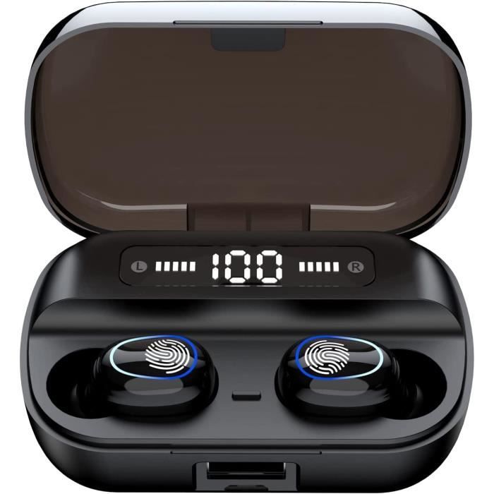 Écouteurs Bluetooth Sans Fil Avec Microphone Hd Anti-Bruit Hi-Fi Stéréo ...